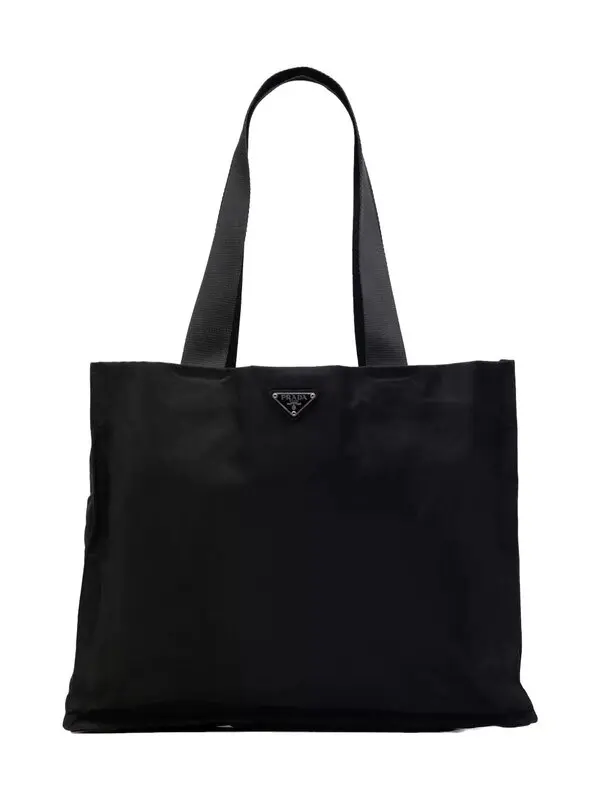 Prada 2000-2013 Tessuto Tote Bag - Black