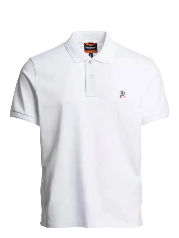 PARAJUMPERS Logo-embroidered Polo Shirt - White