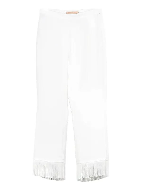 PENNYBLACK Fringe Trousers - White