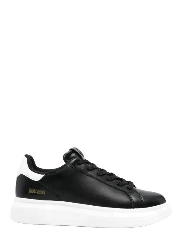 Just Cavalli Lace-up Sneakers - Black