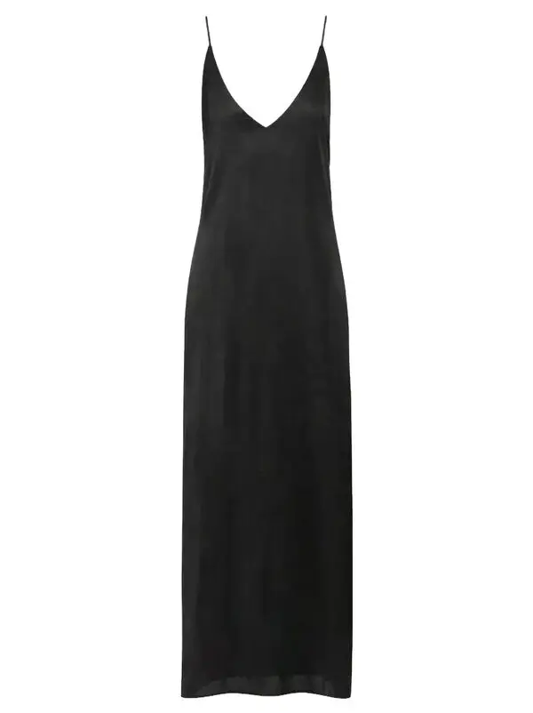 Martin Martin Elisabeth V-neck Maxi Dress - Black