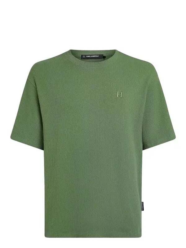 Karl Lagerfeld Structured Relaxed T-shirt - Green