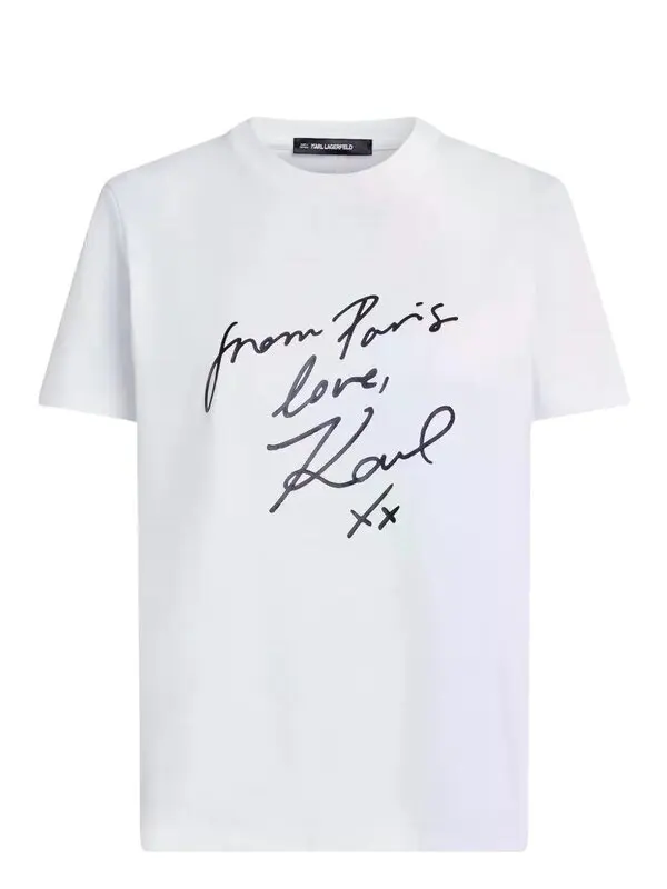 Karl Lagerfeld Graphic-print T-shirt - White