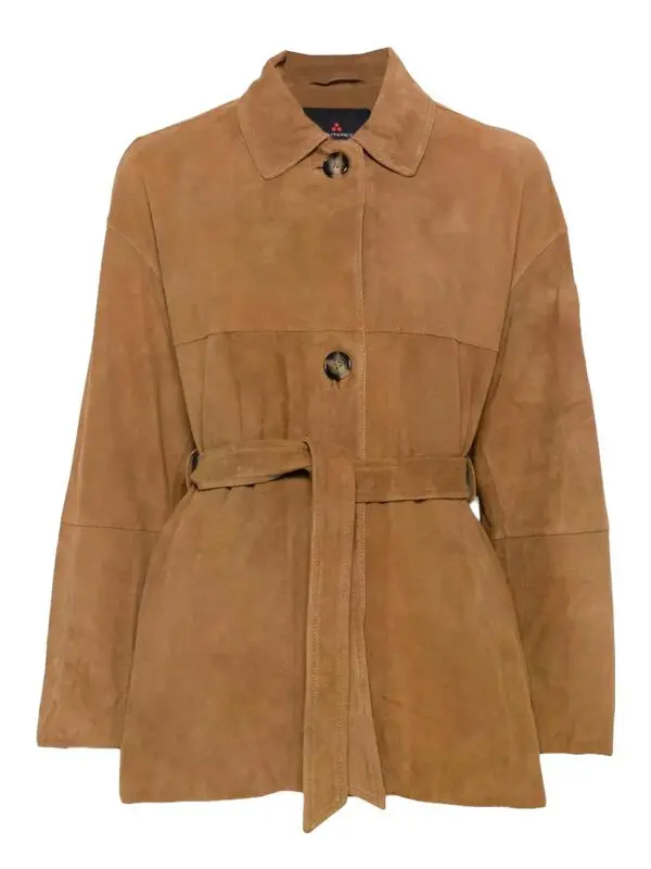 Peuterey Machuca Suede Jacket - Brown