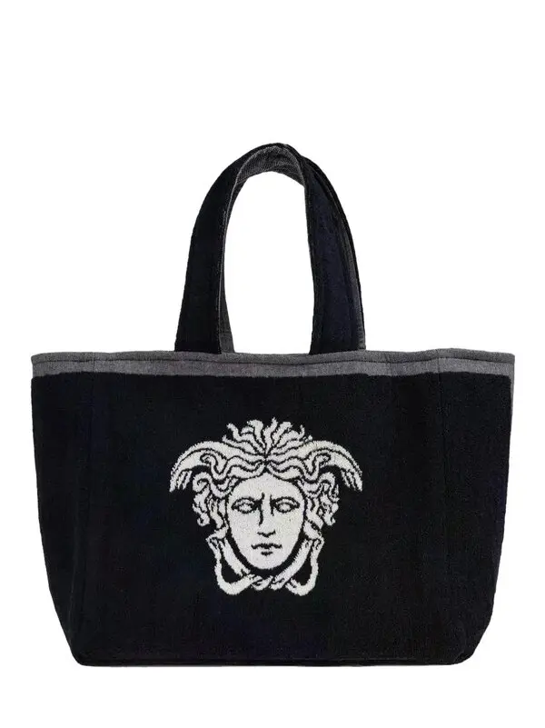 Versace Medusa Head Beach Tote - Blue