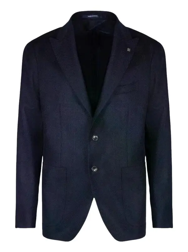 Tagliatore Virgin Wool Blazer - Blue