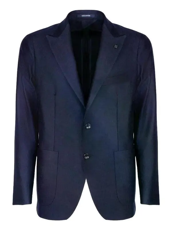 Tagliatore Single-breasted Blazer - Blue