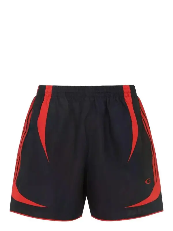 Balenciaga Soccer Swim Shorts - Black