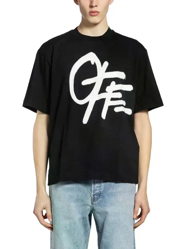 Off-White Spray Logo Skate T-shirt - Black