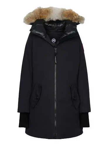 Canada Goose Rosemont Fur Parka Jacket - Navy Blue