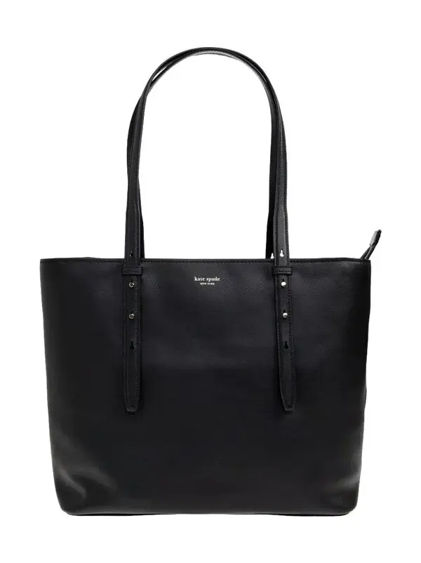 Kate Spade New York Studded Leather Tote Bag - Black