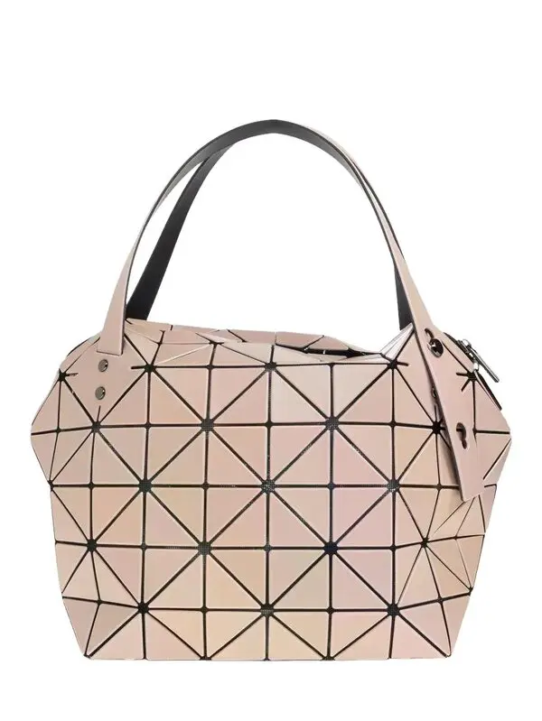 Issey Miyake Boston Geometric Panelled Tote Bag - Neutrals