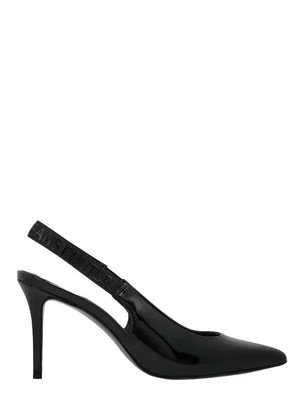 Versace Pointed-toe Slingback Pumps - Black