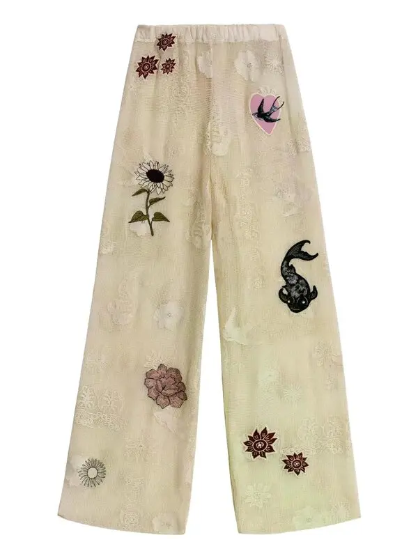 Agua Bendita Juliette Matches Trousers - Neutrals