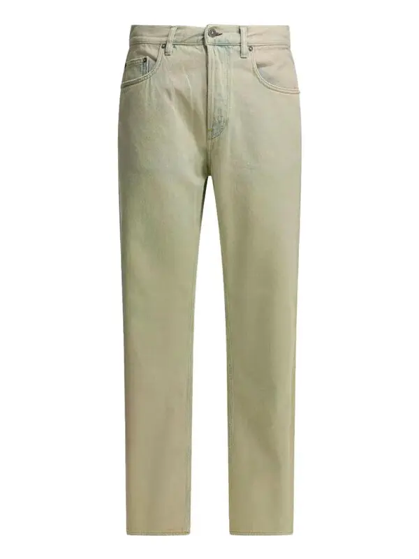 GOLDEN GOOSE Star Patch Faded Jeans - Neutrals
