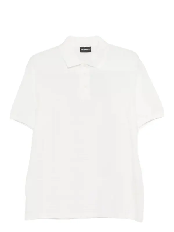 Emporio Armani Short-sleeve Polo Shirt - White