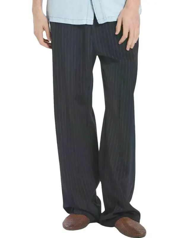 Barena Venezia Pinstriped Trousers - Blue