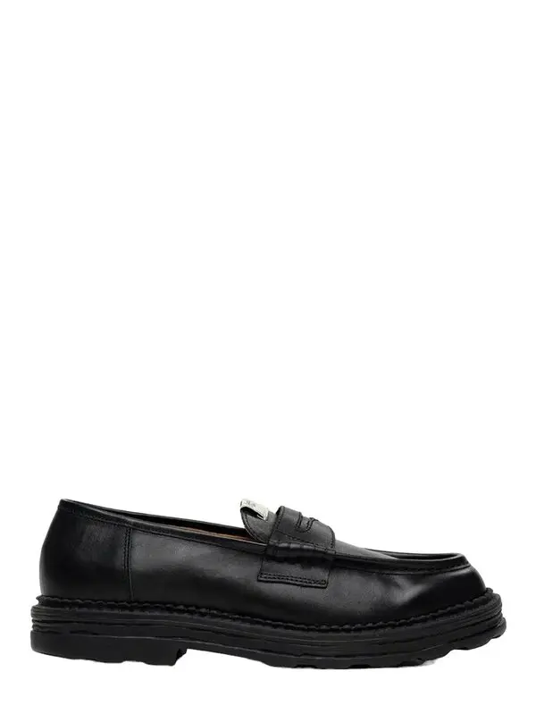 GENERAL SCALE. Andy Leather Loafers - Black