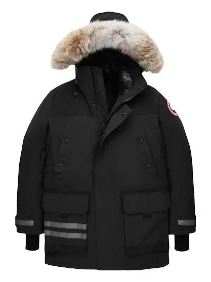 Canada Goose Erickson Fur Parka Jacket - Black