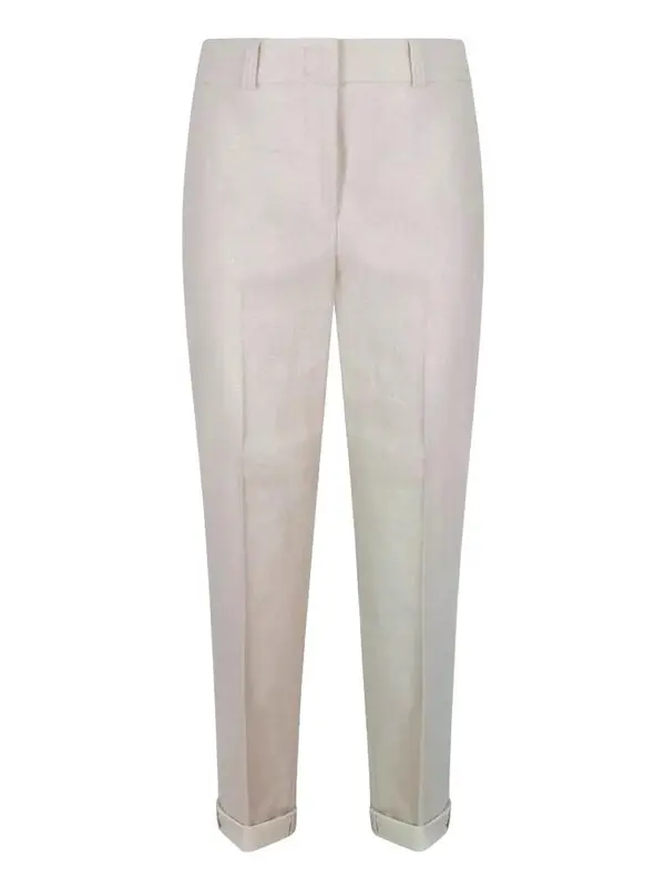 Peserico Turn-up Trousers - Neutrals