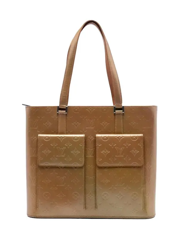 LOUIS VUITTON 2003 Monogram Mat Wilwood Tote Bag - Brown