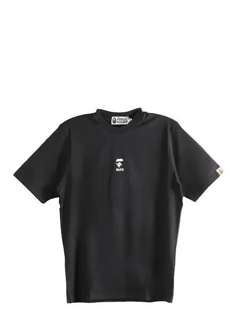 A BATHING APE Ape Face Shrunk Tee Shirt - Black