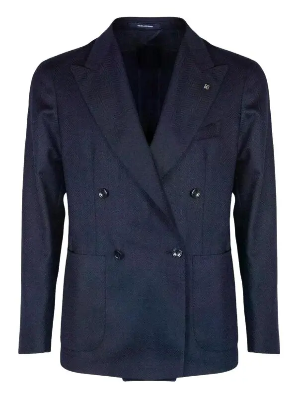 Tagliatore Double-breasted Blazer - Blue