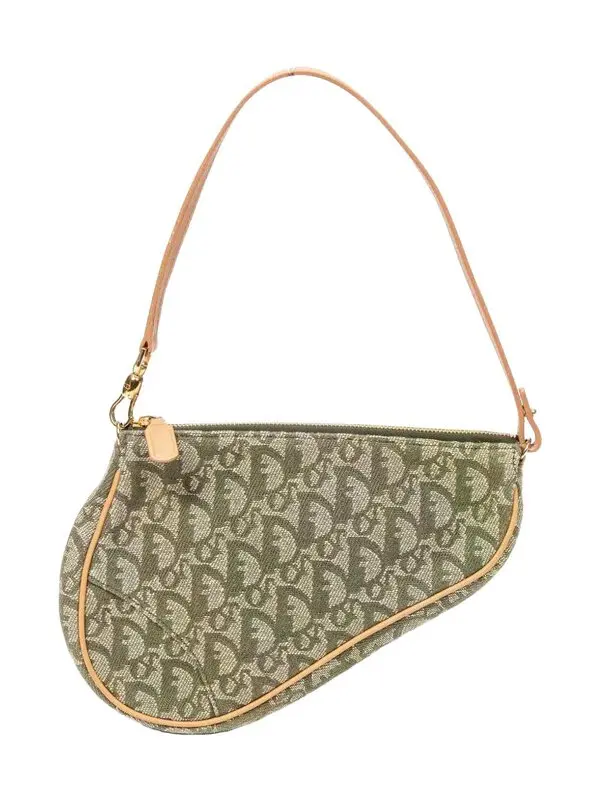 Dior Monogram Shoulder Bag - Green