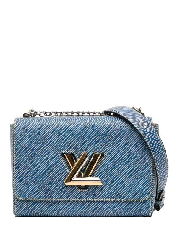 LOUIS VUITTON 2016 Epi Denim Twist Mm Crossbody Bag - Blue