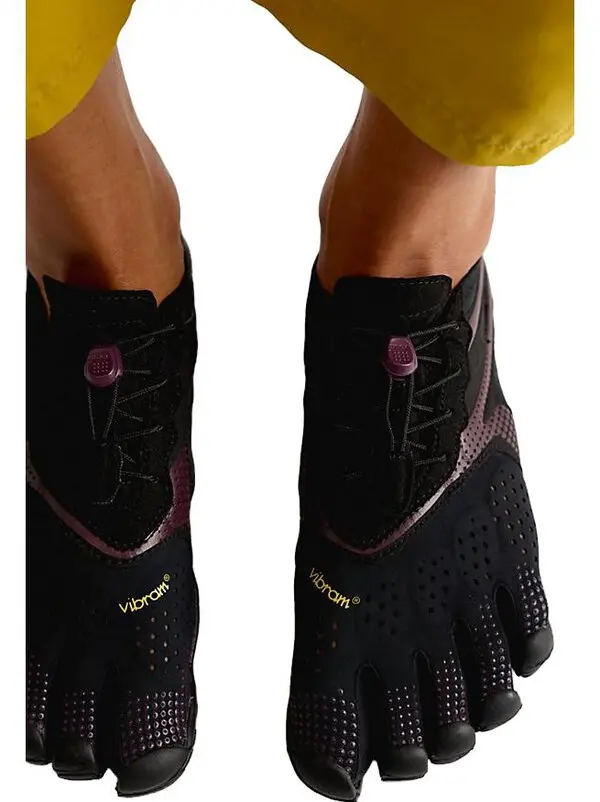 Vibram V-run Fivefingers Athletic Sneakers - Black/fig
