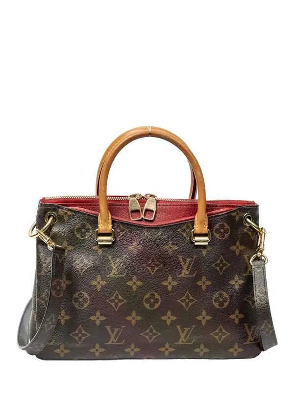 LOUIS VUITTON 2017 Monogram Top Handle Bag - Brown