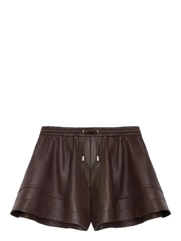 Loewe Panelled Drawstring Shorts - Brown