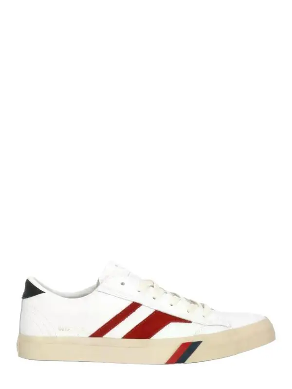 PRO-KEDS 1949 Royal Classic Striped Leather Sneakers - White