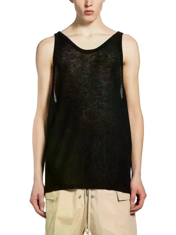 Rick Owens Sheer Tank - Black