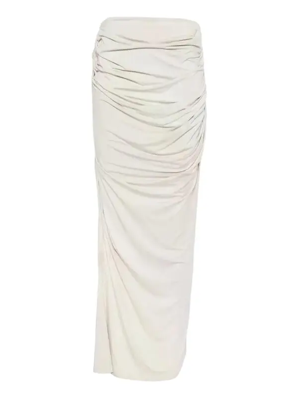 ENTIRE STUDIOS Draped Maxi Skirt - Neutrals