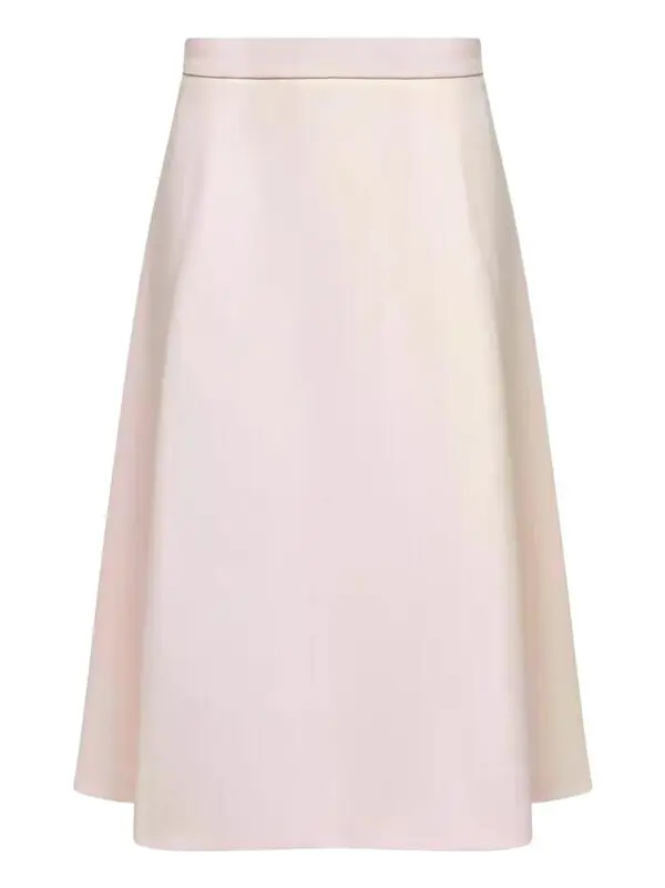 Max Mara Girante Flared Midi Skirt - Pink