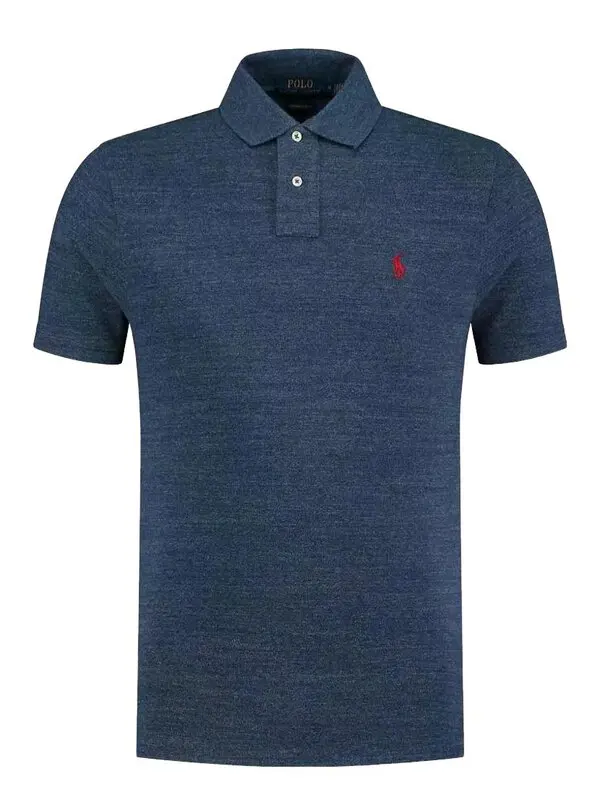 Polo Ralph Lauren Logo Short-sleeve Polo Shirt - Blue