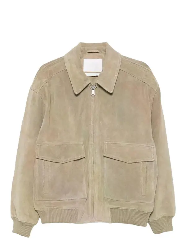 Citizens Of Humanity Vivienne Collared Patch-pocket Jacket - Green