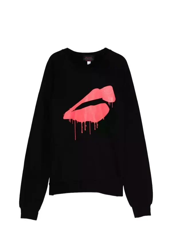 JADE JAGGER Logo-print Sweatshirt - Black