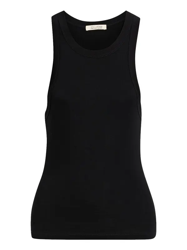 NILI LOTAN Shanah Stretch-jersey Tank - Black