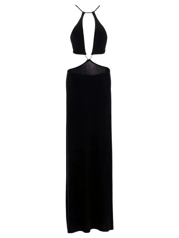 Agua Bendita Giselle Cut-out Maxi Dress - Black