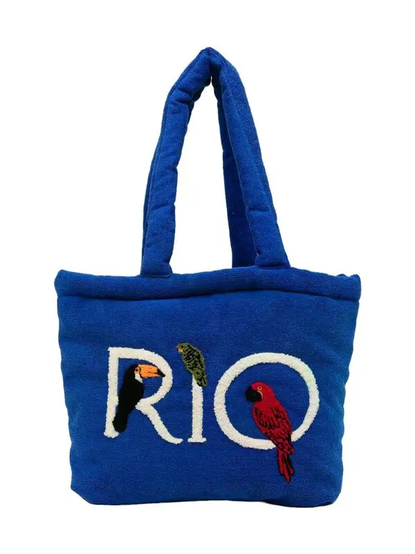 Farm Rio Rio Tote Bag - Blue