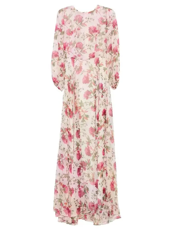 GIADA CURTI Floral-print Dress - Pink