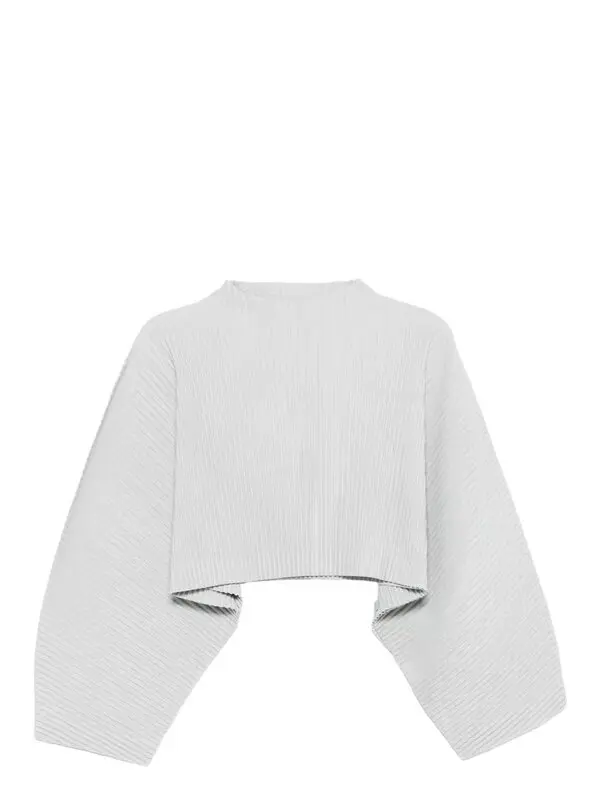Issey Miyake Pleated Top - Grey