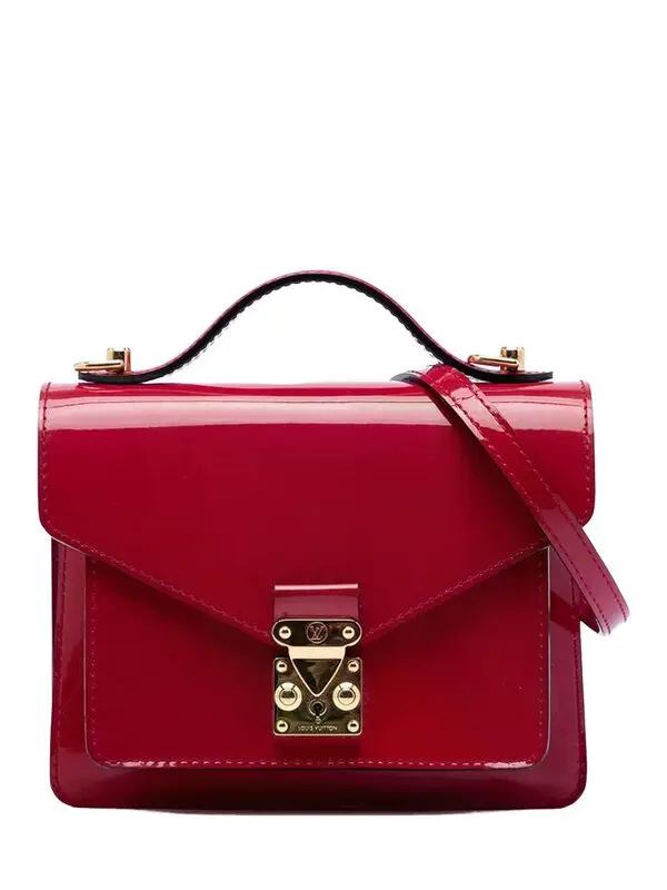 LOUIS VUITTON 2014 Vernis Monceau Bb Satchel - Red