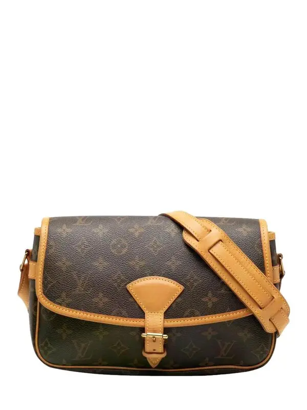 LOUIS VUITTON 2002 Monogram Sologne Crossbody Bag - Brown