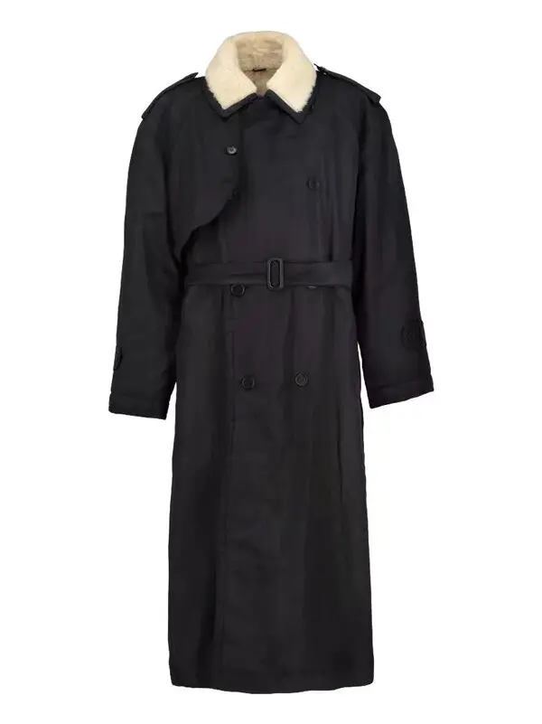 Valentino Garavani Double-breasted Trench Coat - Black