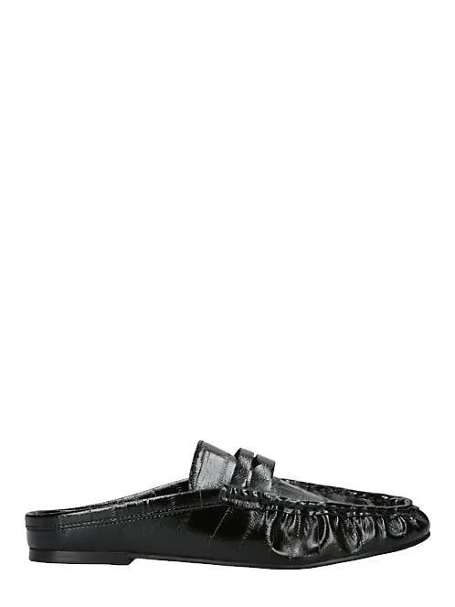 Steve Madden Rafe Faux-leather Mules - Black