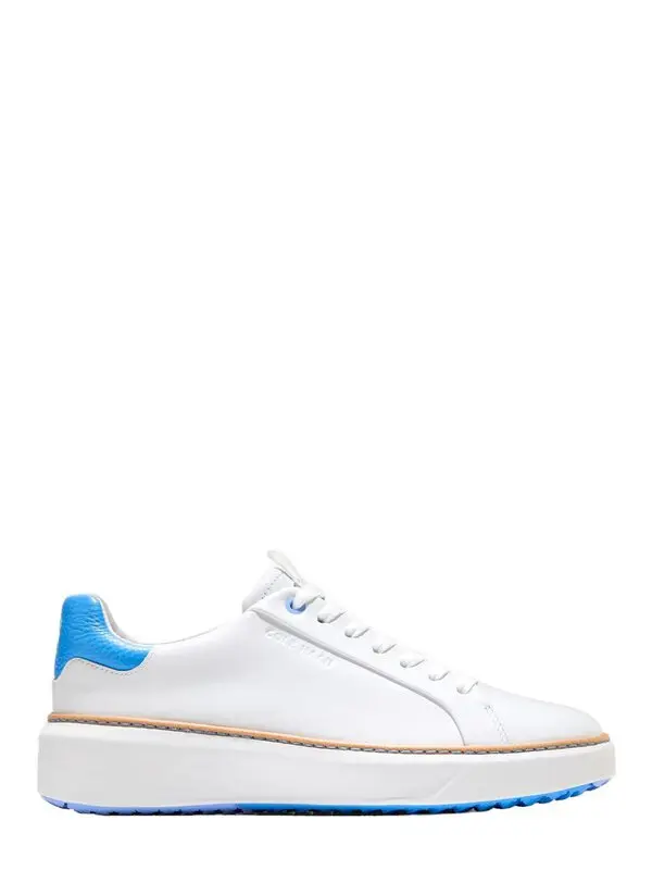 Cole Haan Grandprø Topspin Golf Sneakers - White-azure Blue