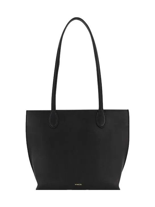 Vince Athene Nappa Leather Mini Tote - Black
